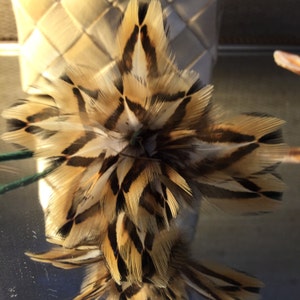 Pheasant Feather Flowers Cake Topper Feather Party Supply - Etsy