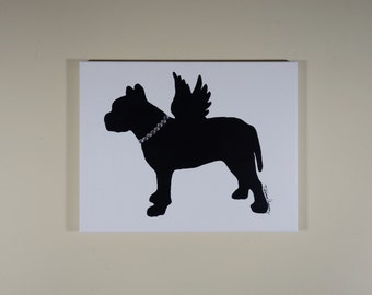 Pit bull angel | Etsy
