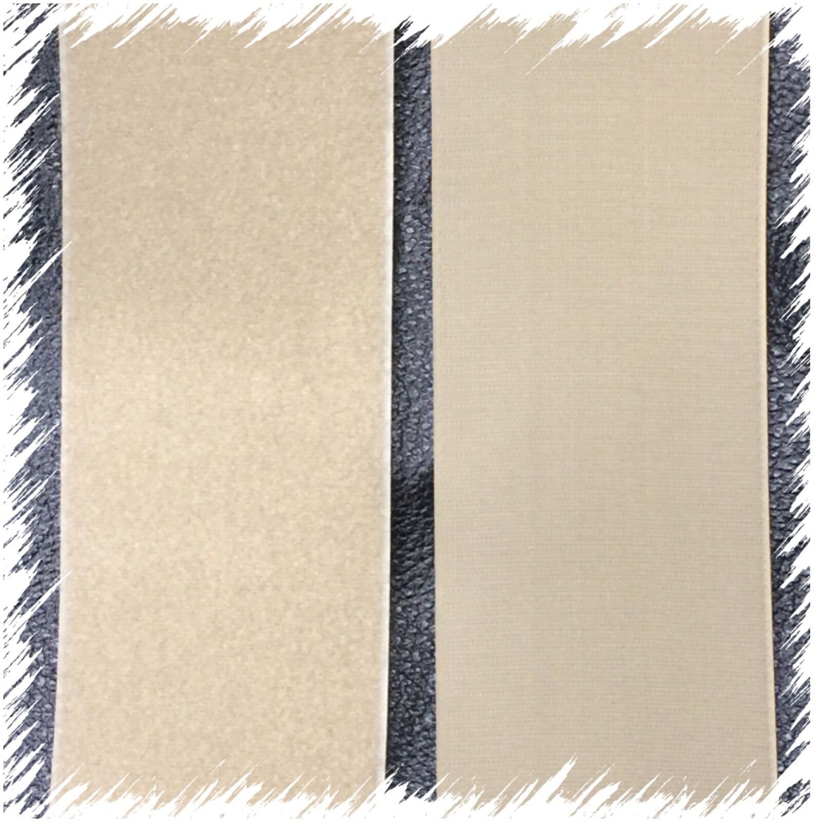 4" Inch Wide HOOK and LOOP Sew on Fastener One Yard (36") Tan / Beige ...