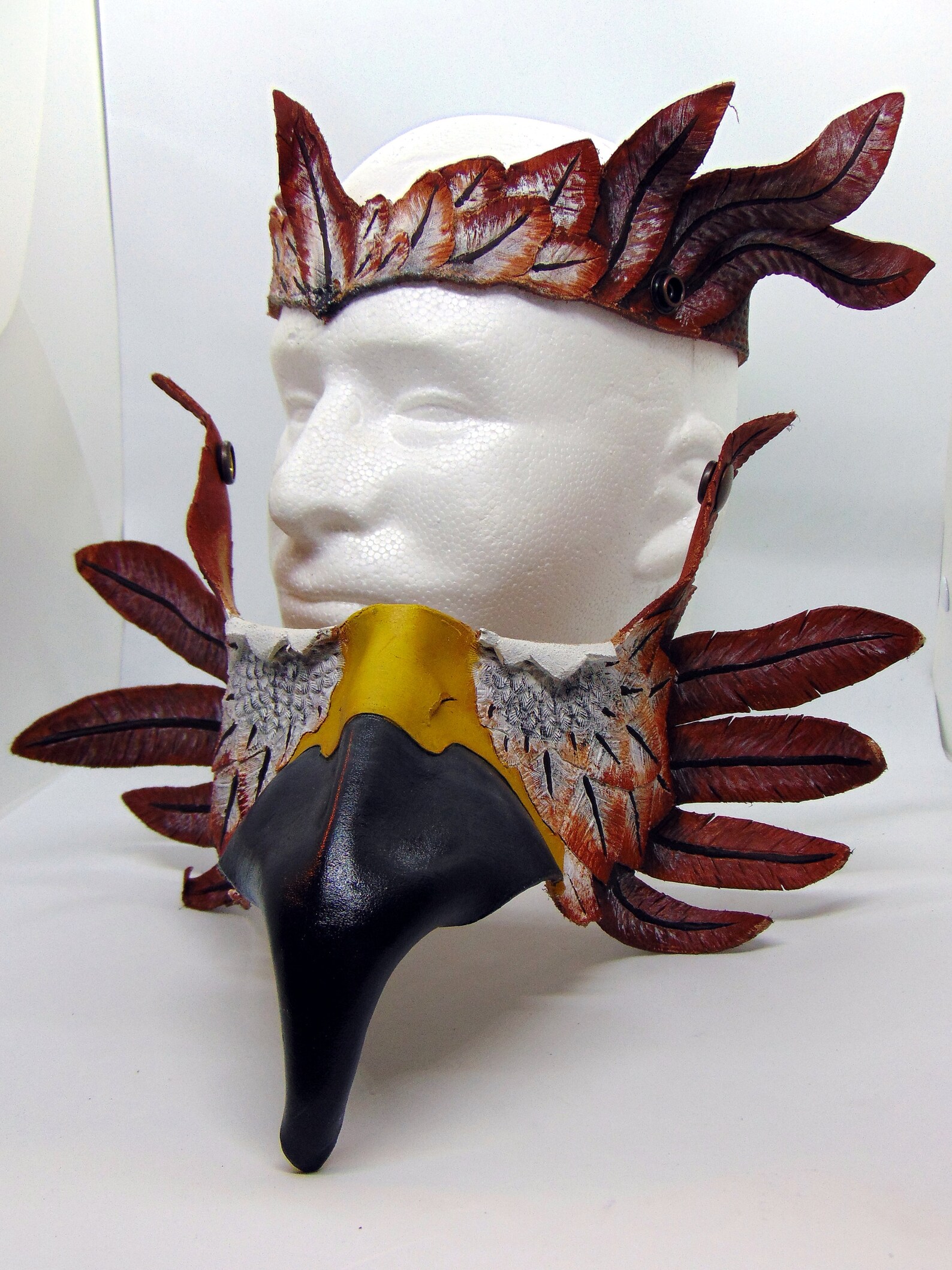 Eyeglass Compatible Leather Bird Mask. | Etsy