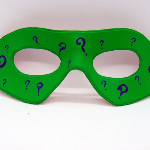 Foam Superhero Mask Question Mark - Etsy