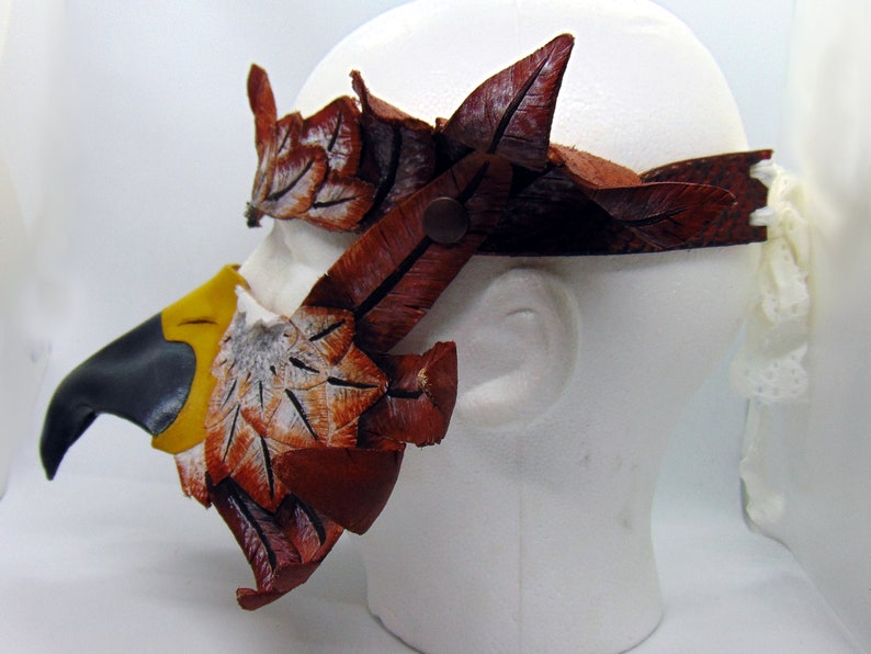 Eyeglass Compatible Leather Bird Mask. | Etsy