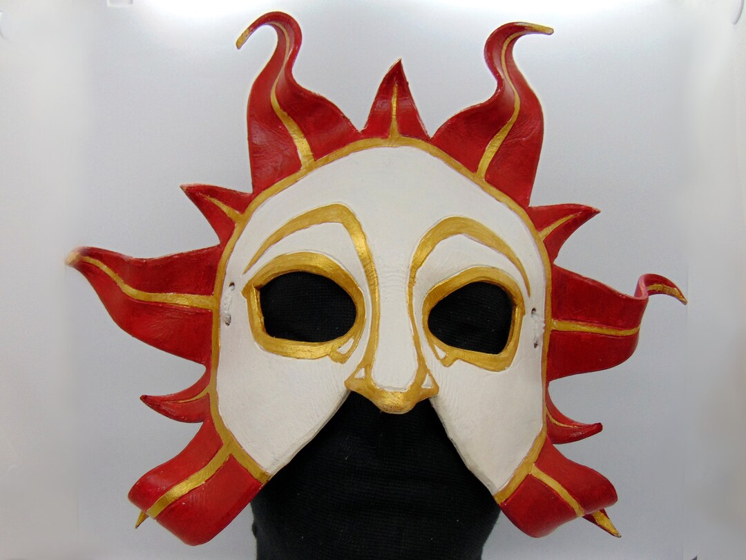 Leather Sun Mask - Etsy
