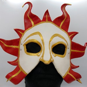 Leather Sun Mask - Etsy