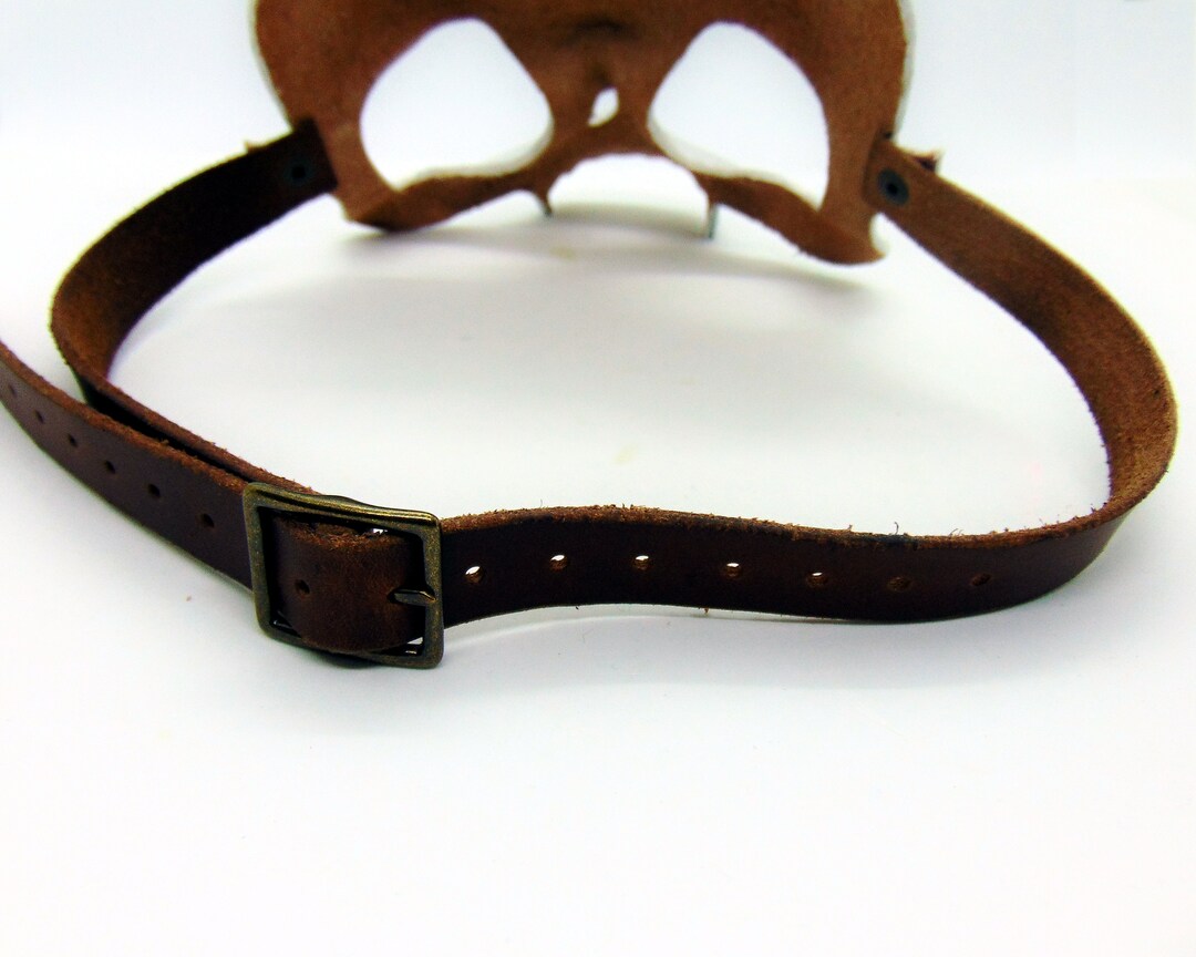 Leather Strap and Buckle Mask Add On - Etsy