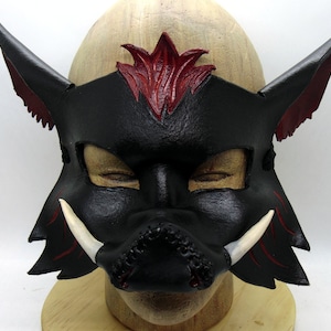 Leather Boar Mask - Etsy