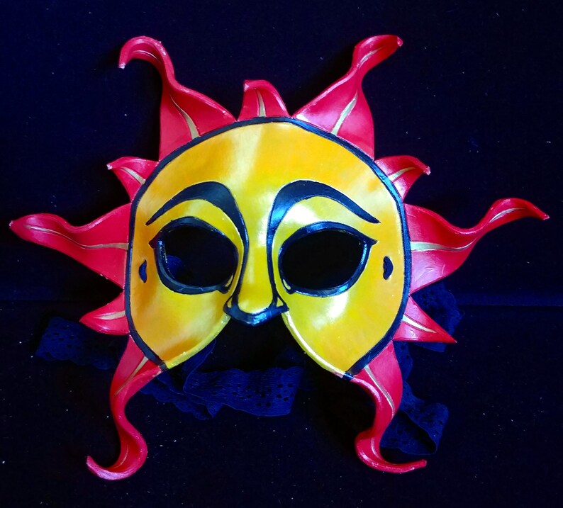 Leather Sun Mask - Etsy