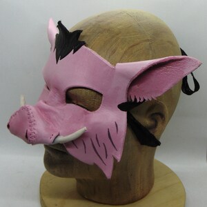 Leather Boar Mask - Etsy
