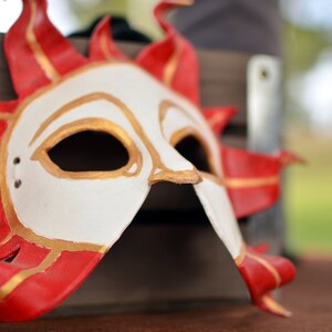Leather Sun Mask - Etsy