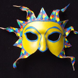 Leather Sun Mask - Etsy