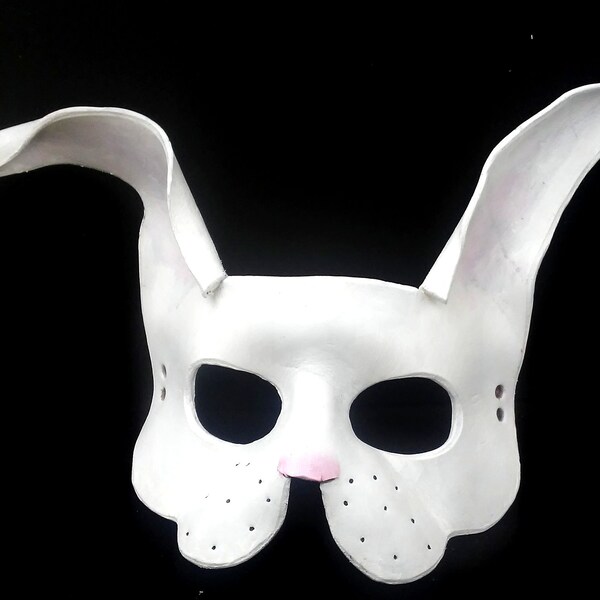 White Rabbit Mask - Etsy