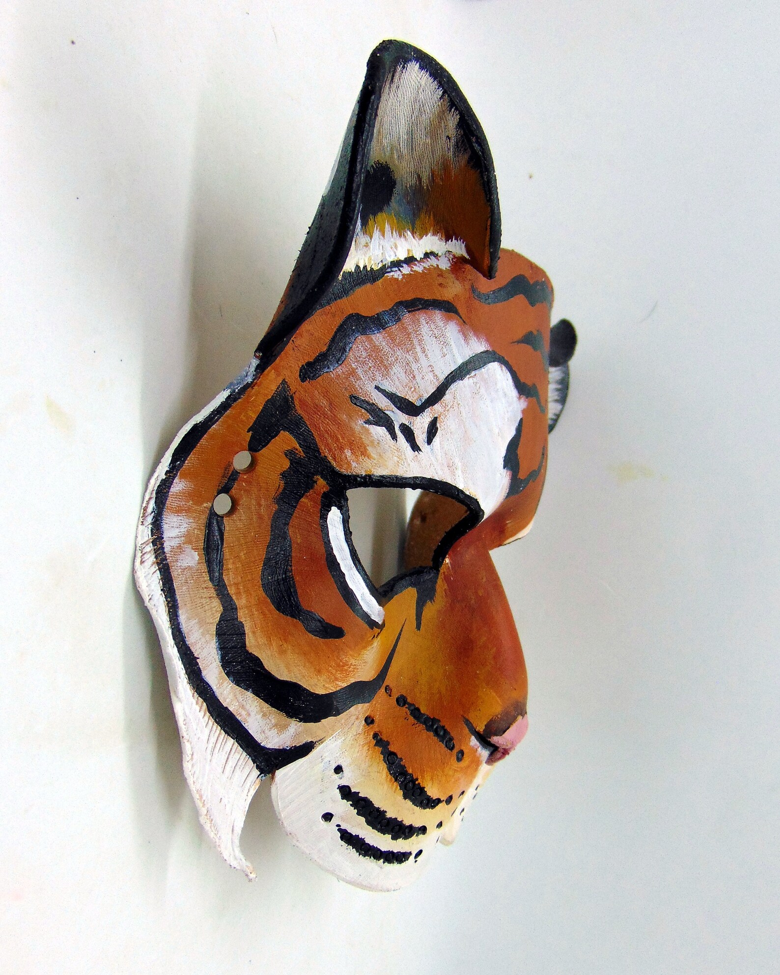 Leather Tiger Mask - Etsy