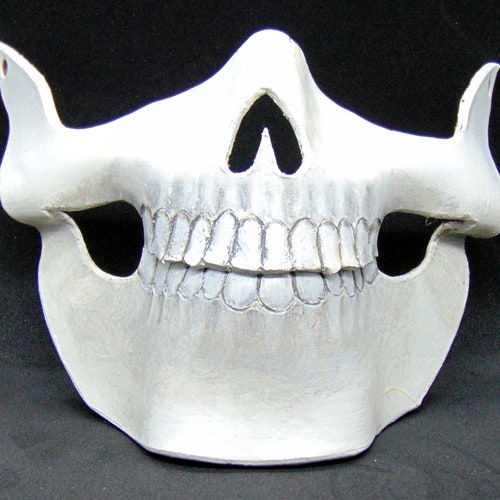 Human Skull Jaw Mask Blank Half Skull Mask Resin Skull Lower - Etsy