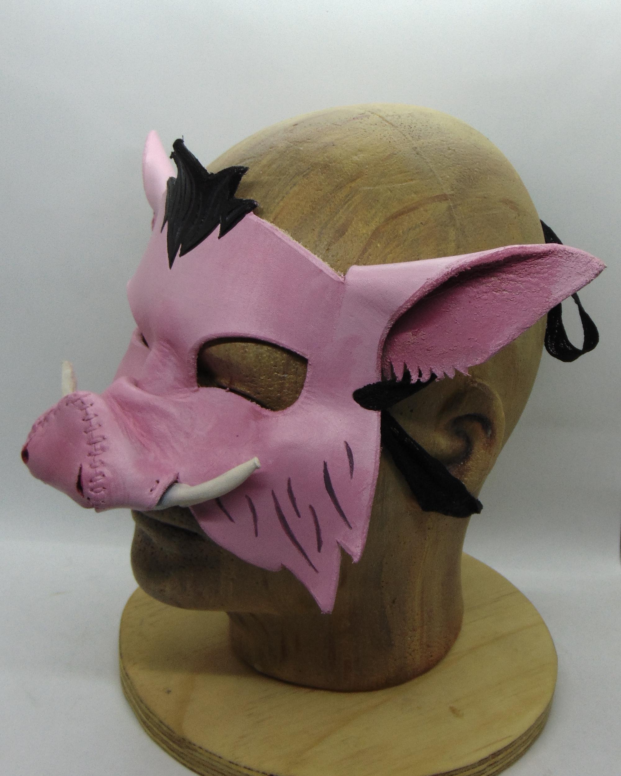 Leather Boar Mask - Etsy