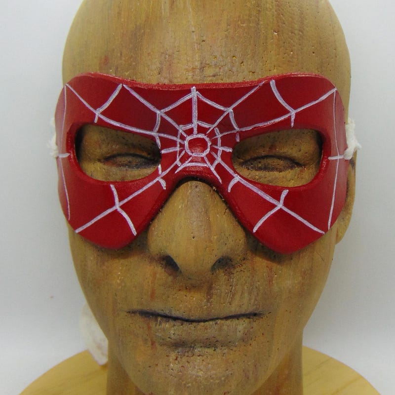 Half Spiderman Half Venom Mask - Etsy
