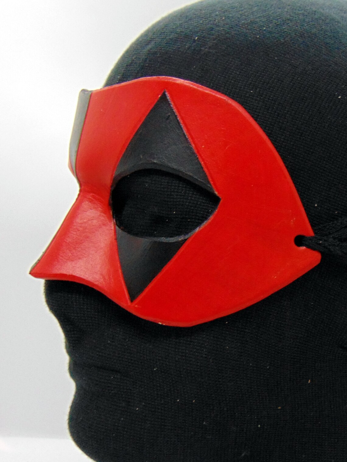 Leather Diamond Domino Mask - Etsy