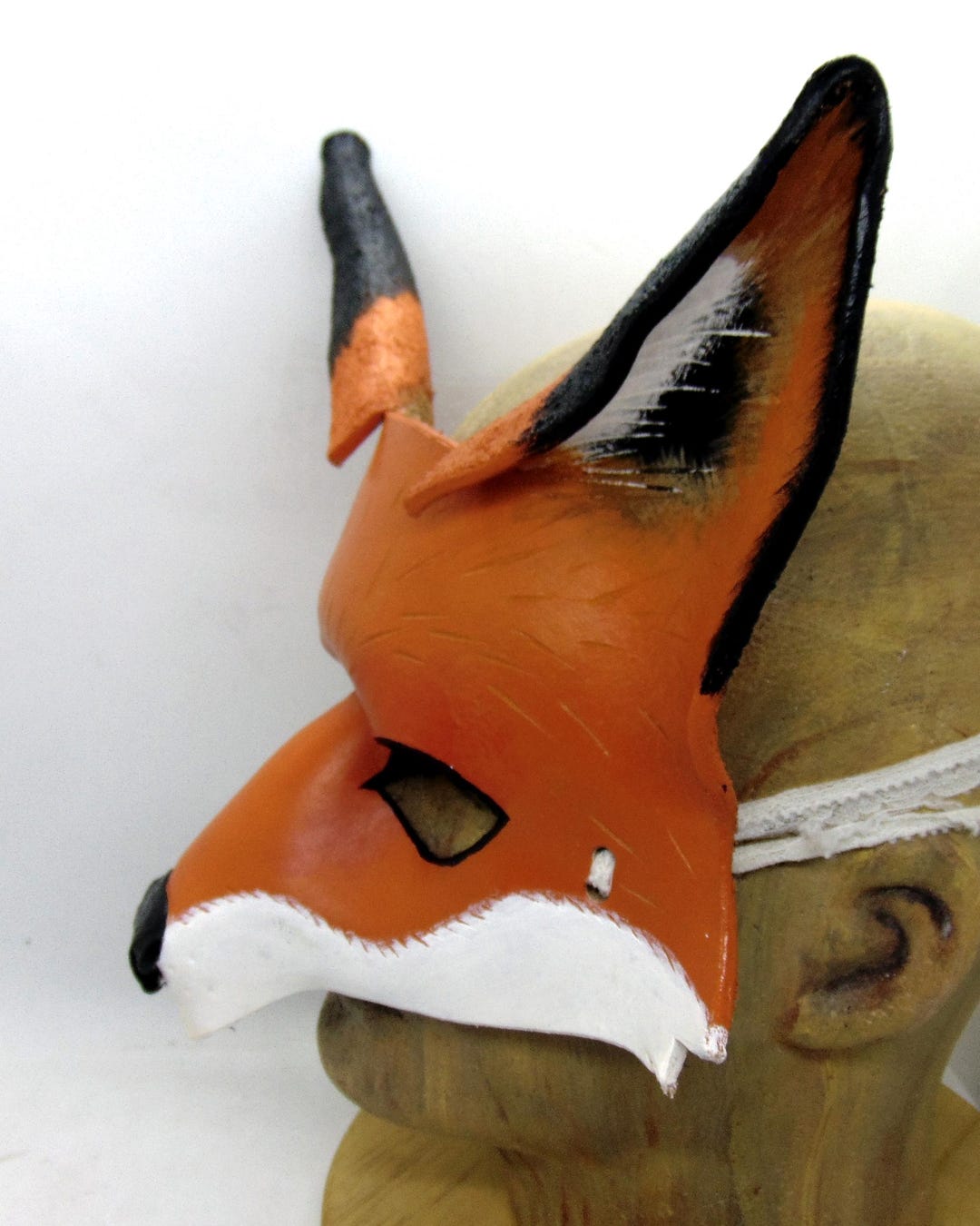 Leather Fox Mask - Etsy