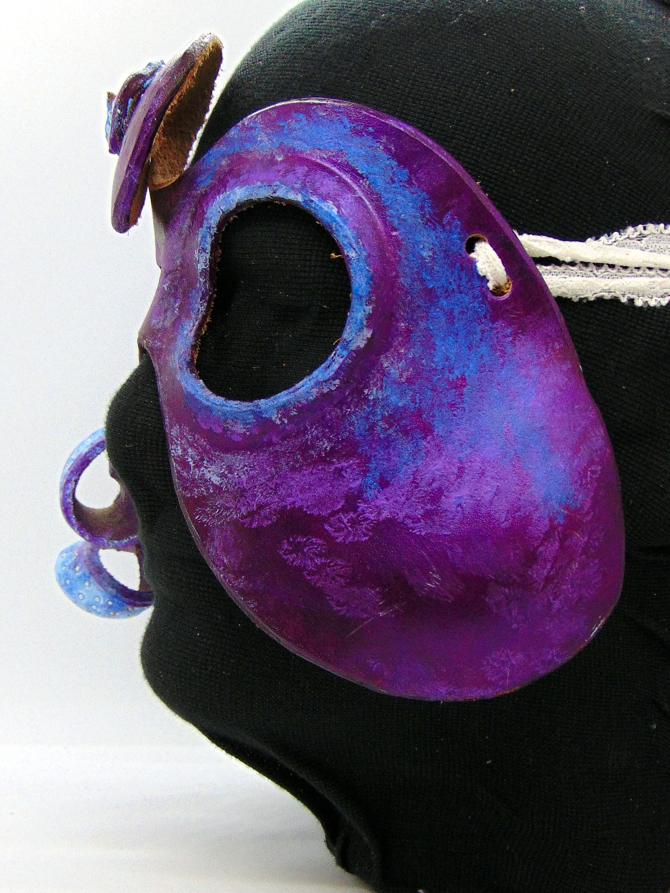 Leather Octopus Mask: Asymmetrical | Etsy