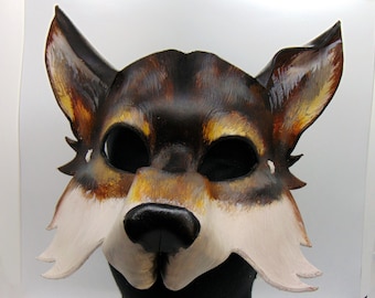 Wolf Mask Leather - Etsy