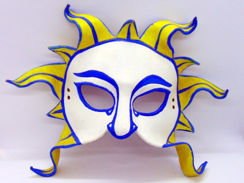Leather Sun Mask - Etsy