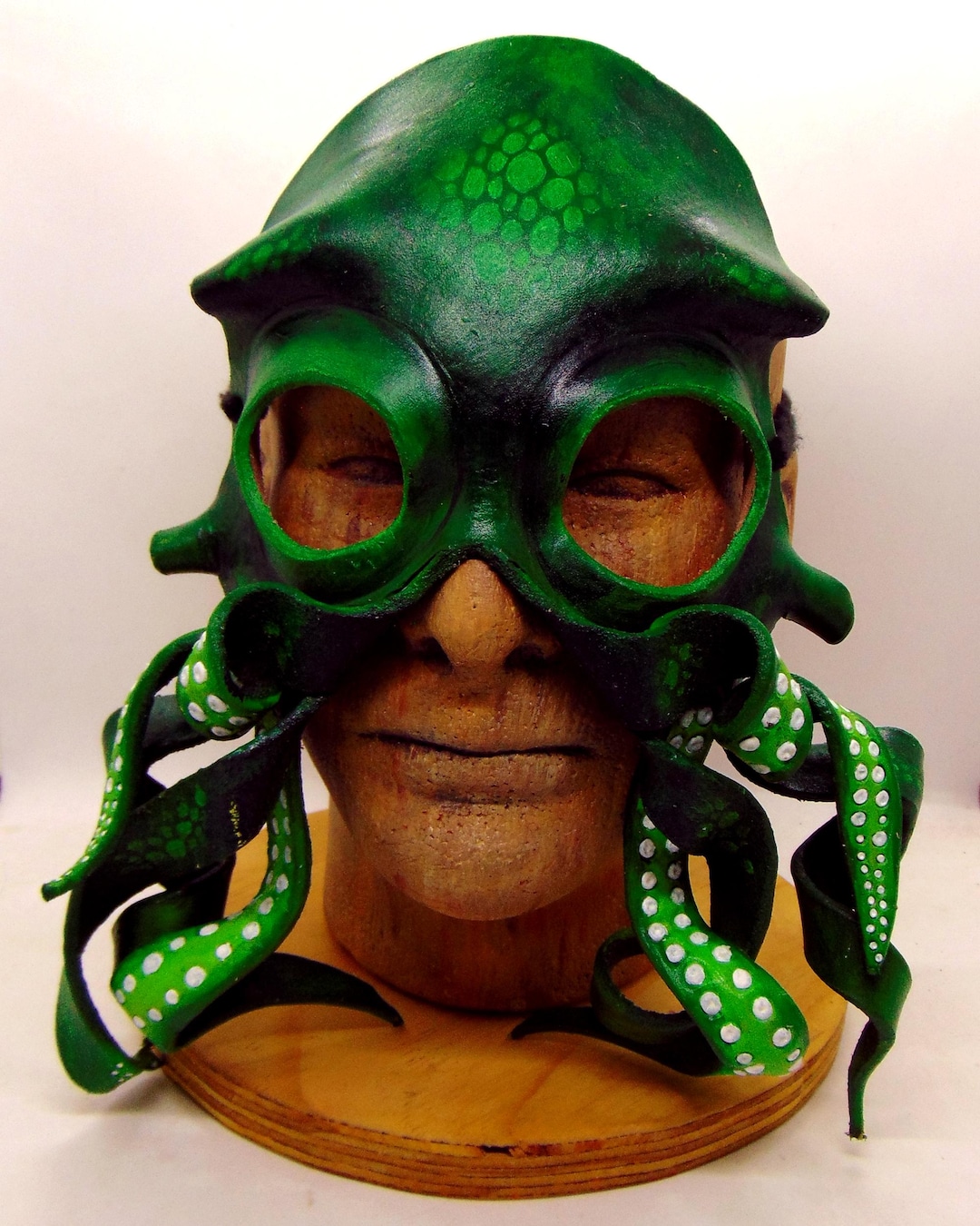 Leather Octopus Mask: Bearded - Etsy