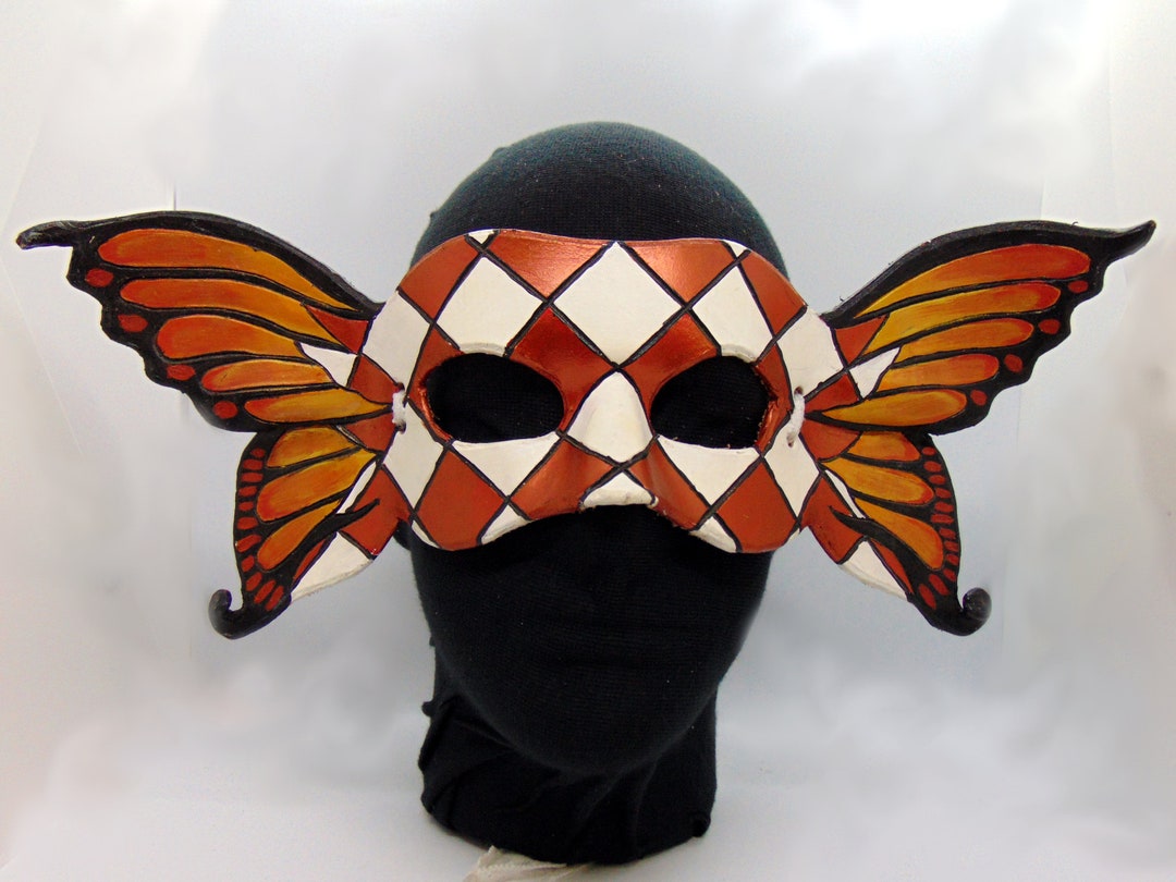 Leather Butterfly Mask - Etsy
