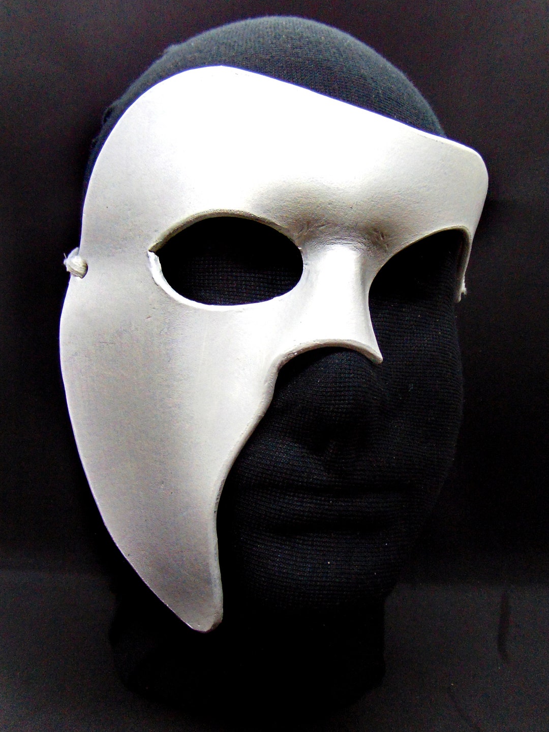 Leather Phantom Half Mask - Etsy