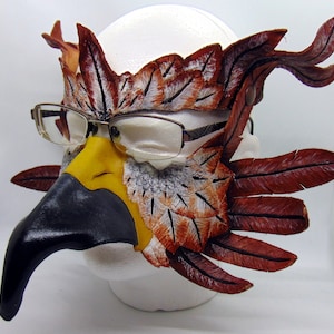 Eyeglass Compatible Leather Bird Mask. - Etsy