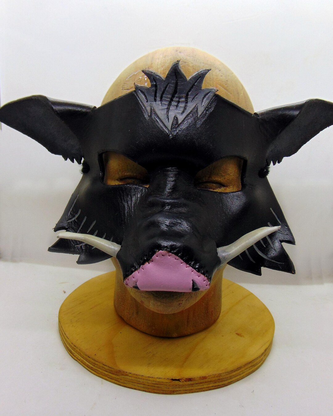 Leather Boar Mask - Etsy