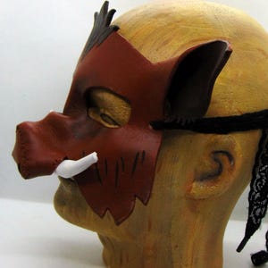 Leather Boar Mask - Etsy