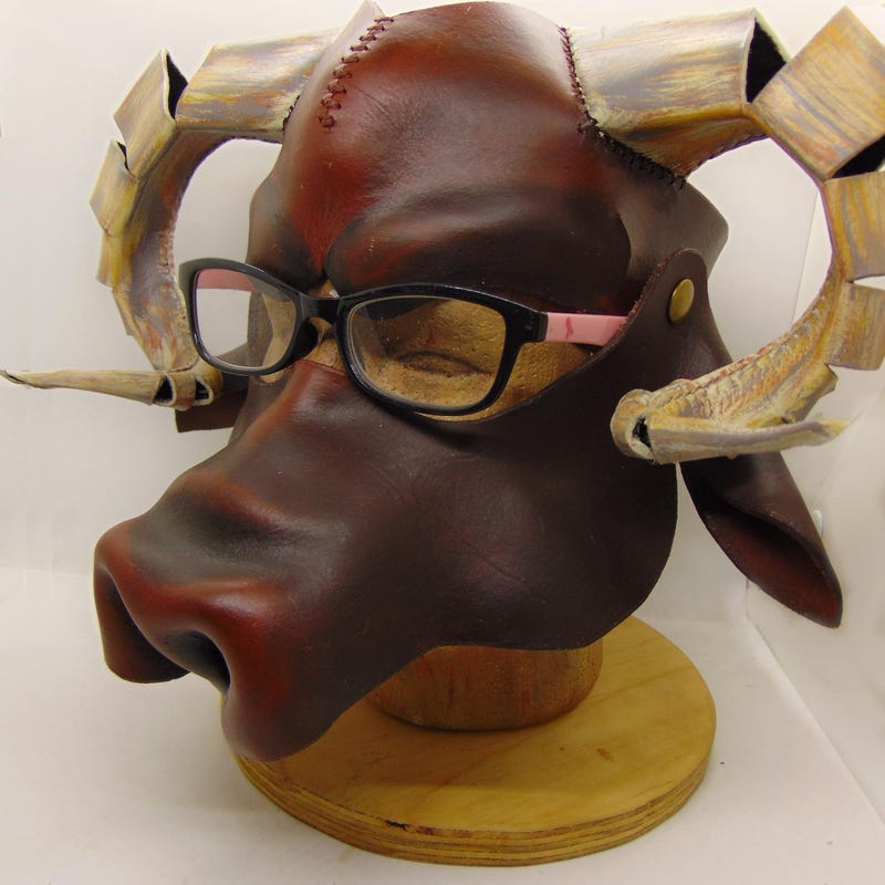 Bull Mask - Etsy