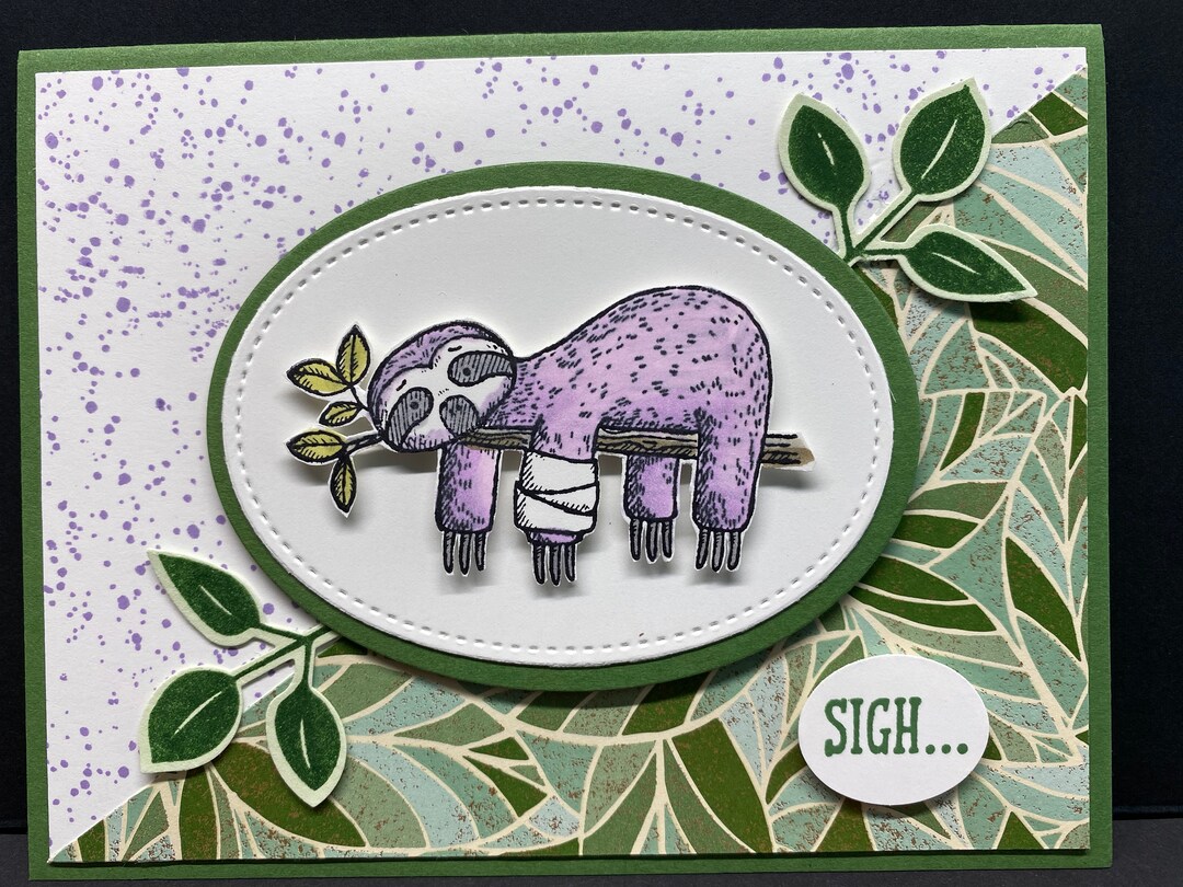 Sigh Sloth - Etsy