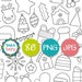 Office Supplies Digital Stamp Office Supplies Clipart / Office ...