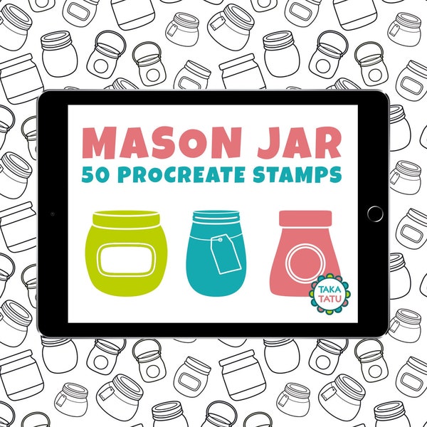 Mason Jar Stamps - Etsy