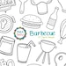 Bbq Digital Stamp Barbecue Doodles / Hand Drawn / Bbq Clip Art ...