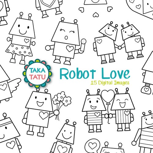 Valentine Digital Stampsdigital Stampsvalentine Owl Digital | Etsy