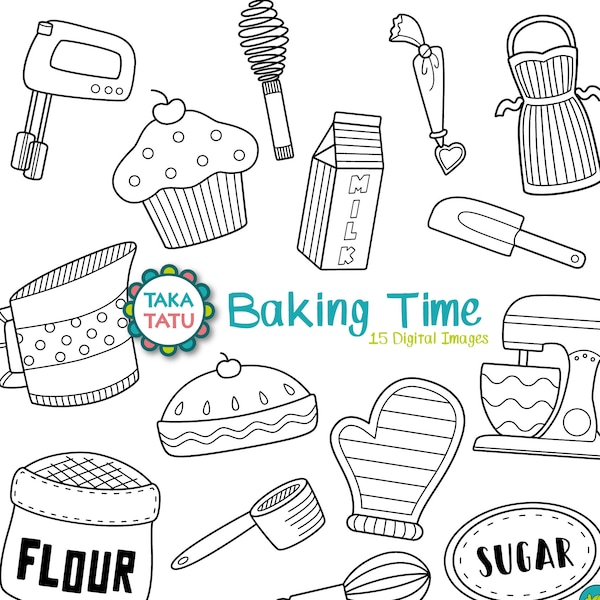 Kitchen Clip Art - Etsy