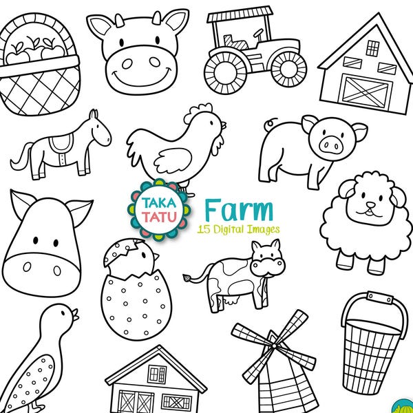 Farm Animals - Etsy