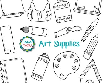 Teacher Tools Clipart Black And White