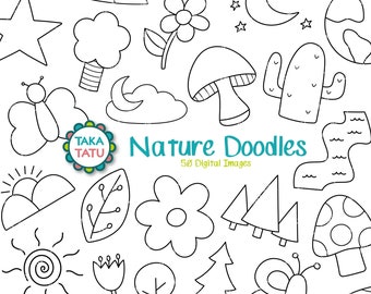 Forest Digital Stamp - Etsy