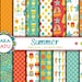 Summer Paper Pack Summer Background / Summer Party / Summer Vacation ...