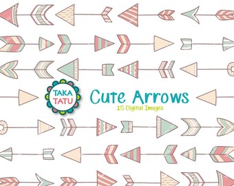 Cute Arrow Clipart | Etsy