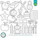 School Digital Stamp Pack Back to School Clipart / School | Etsy