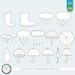 Rainy Day Digital Stamp Pack - Rain Clipart / Weather Clipart ...
