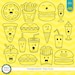 Kawaii Fast Food Digital Stamp - Fast Food Clipart / Cute Fast Food ...