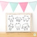 Cute Monsters Clipart - Black and White Clipart / Monster Doodles ...