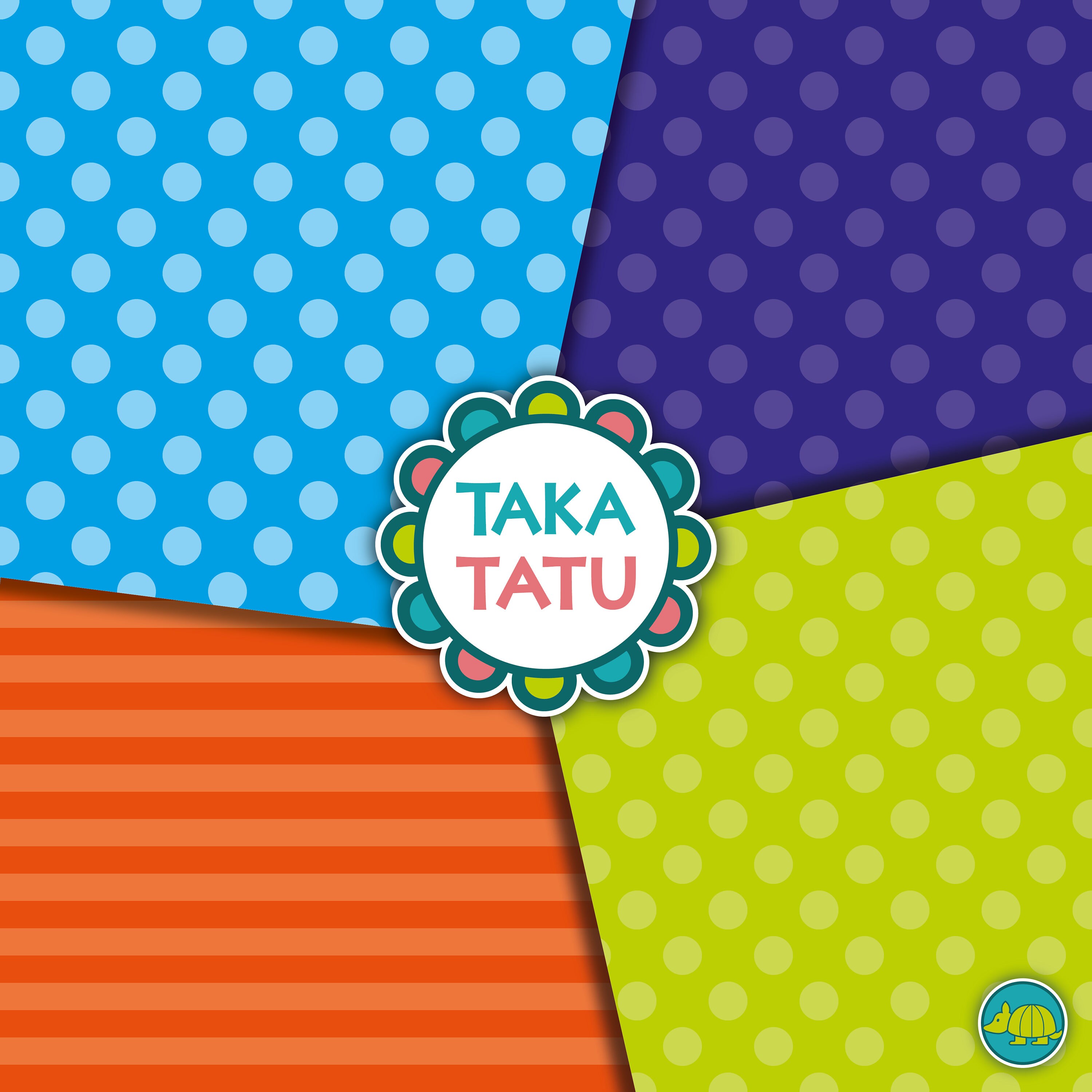 Rainbow Fun Digital Paper Pack Rainbow Colors / Colorful - Etsy Australia