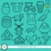 Farm Digital Stamp Farm Clipart / Farm Line Art / (Instant Download) - Etsy