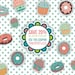 Kawaii Fruits Digital Stamp - Black and White Clipart / Kawaii Fruits ...