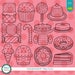 Sweet Doodles Digital Stamp Pack - Candy Clip Art / Sweets Clip Art ...